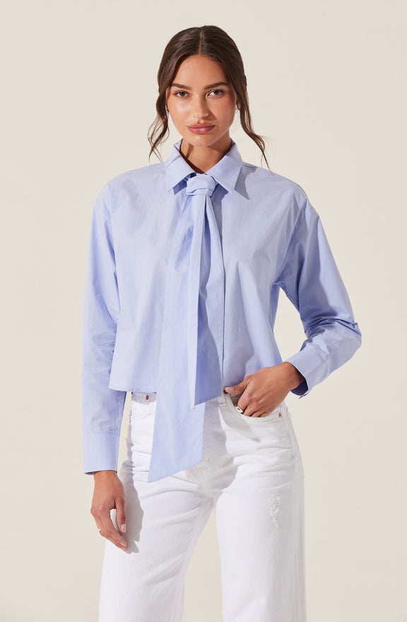 Wendi Bow Tie Top - ASTR the Label