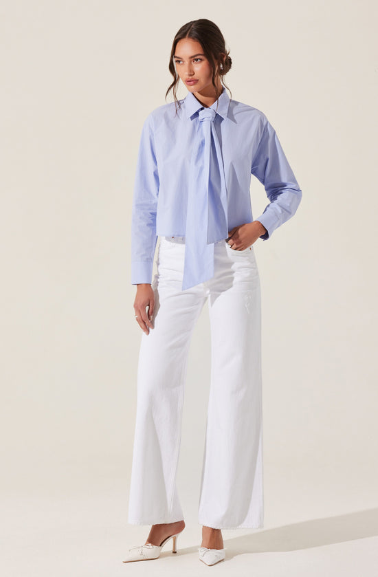 Wendi Bow Tie Top - ASTR the Label