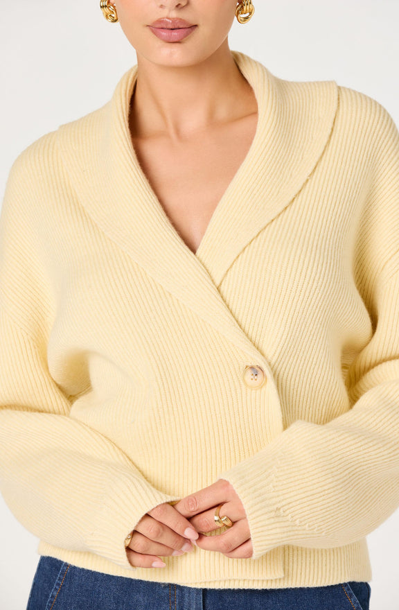 Ayleen Ribbed Wrap Cardigan - ASTR the Label